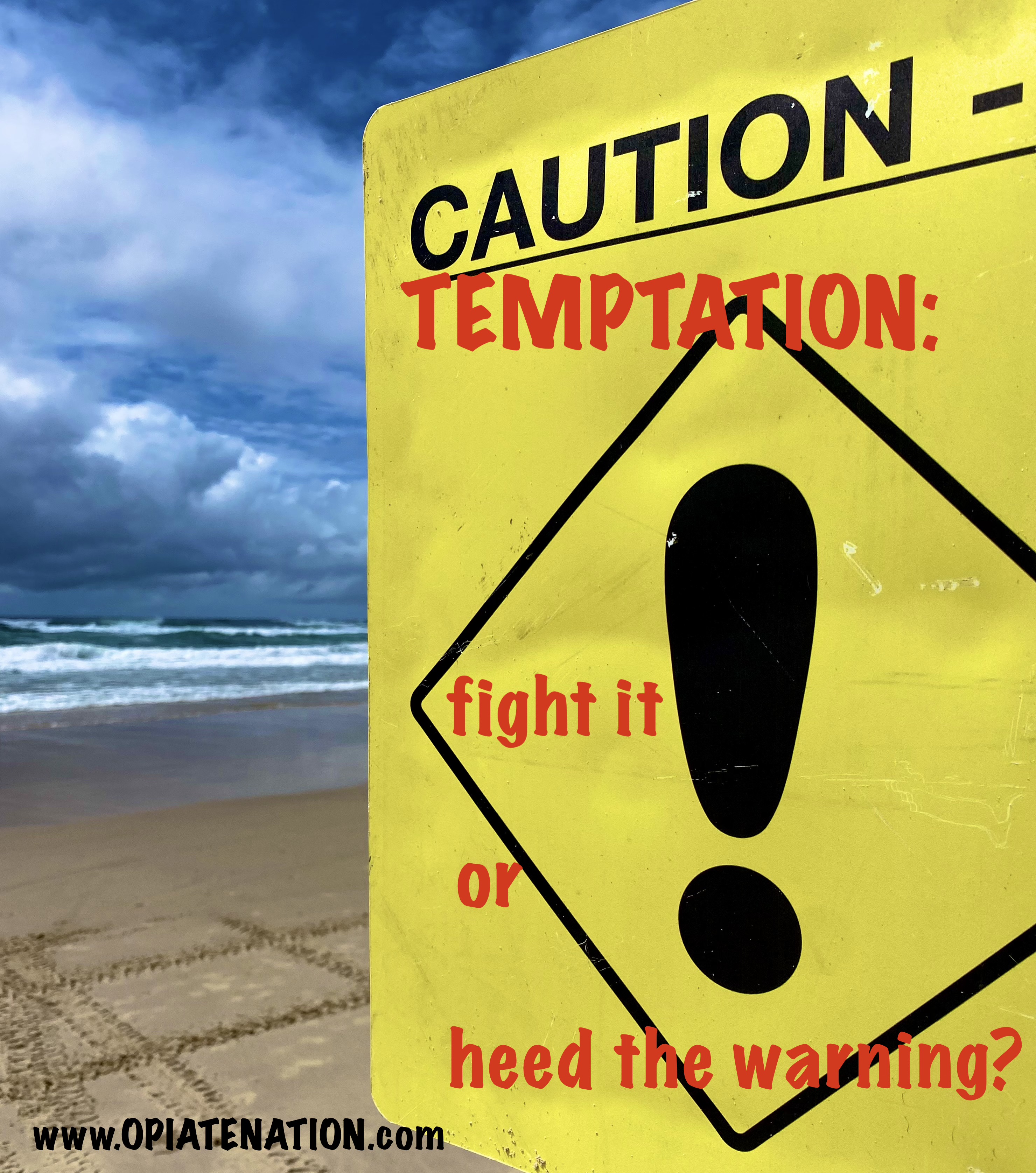 TEMPTATION: Fight it or Heed the warning signs? – Opiate Nation